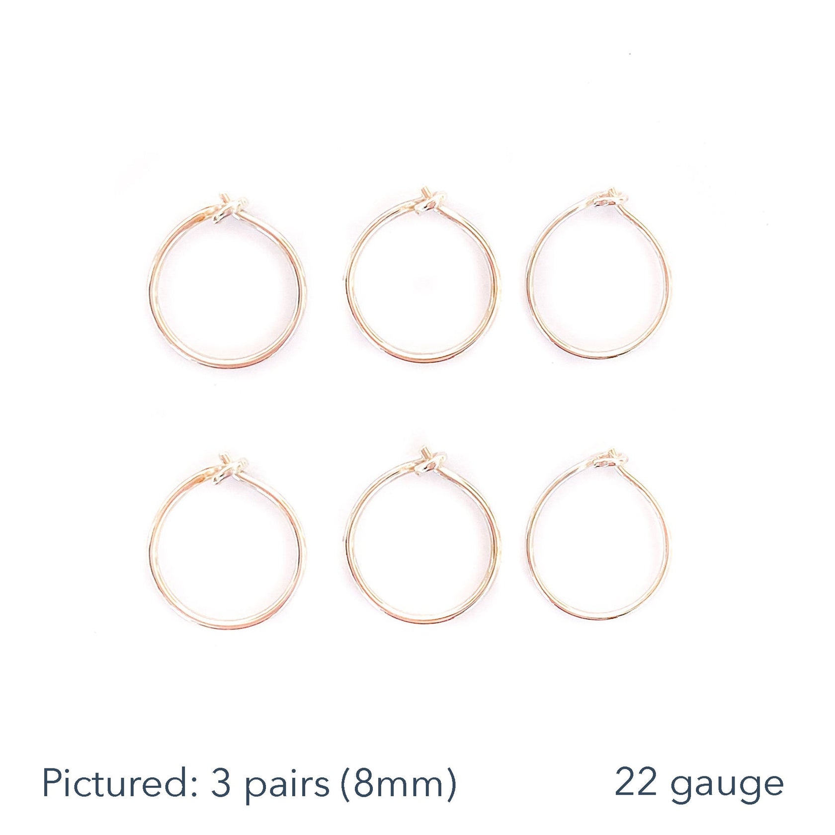 Small Hoop Earrings, Eyelet Sterling Silver – Hoops By Hand