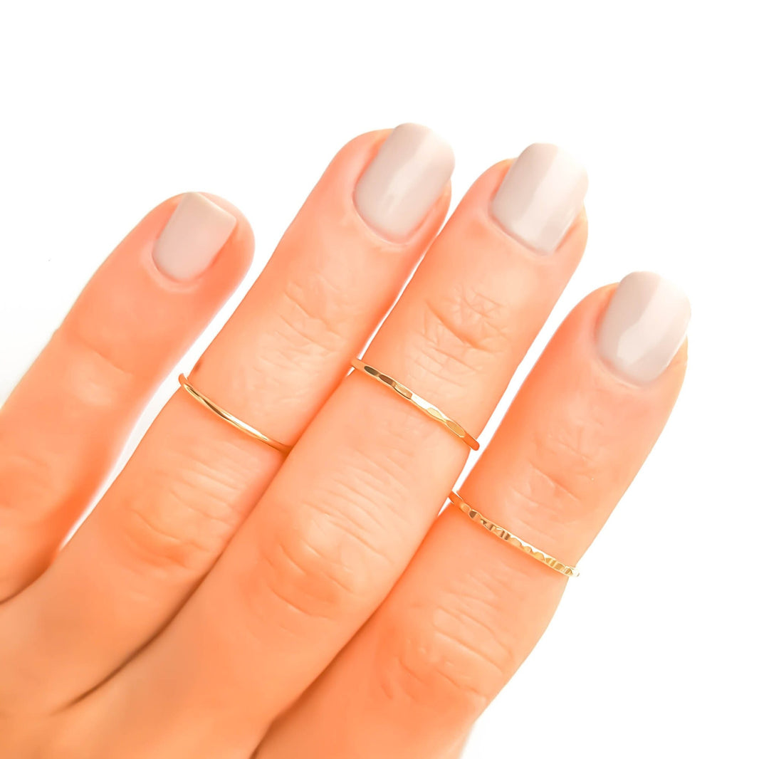 Minimalist Rings – Hoops By Hand